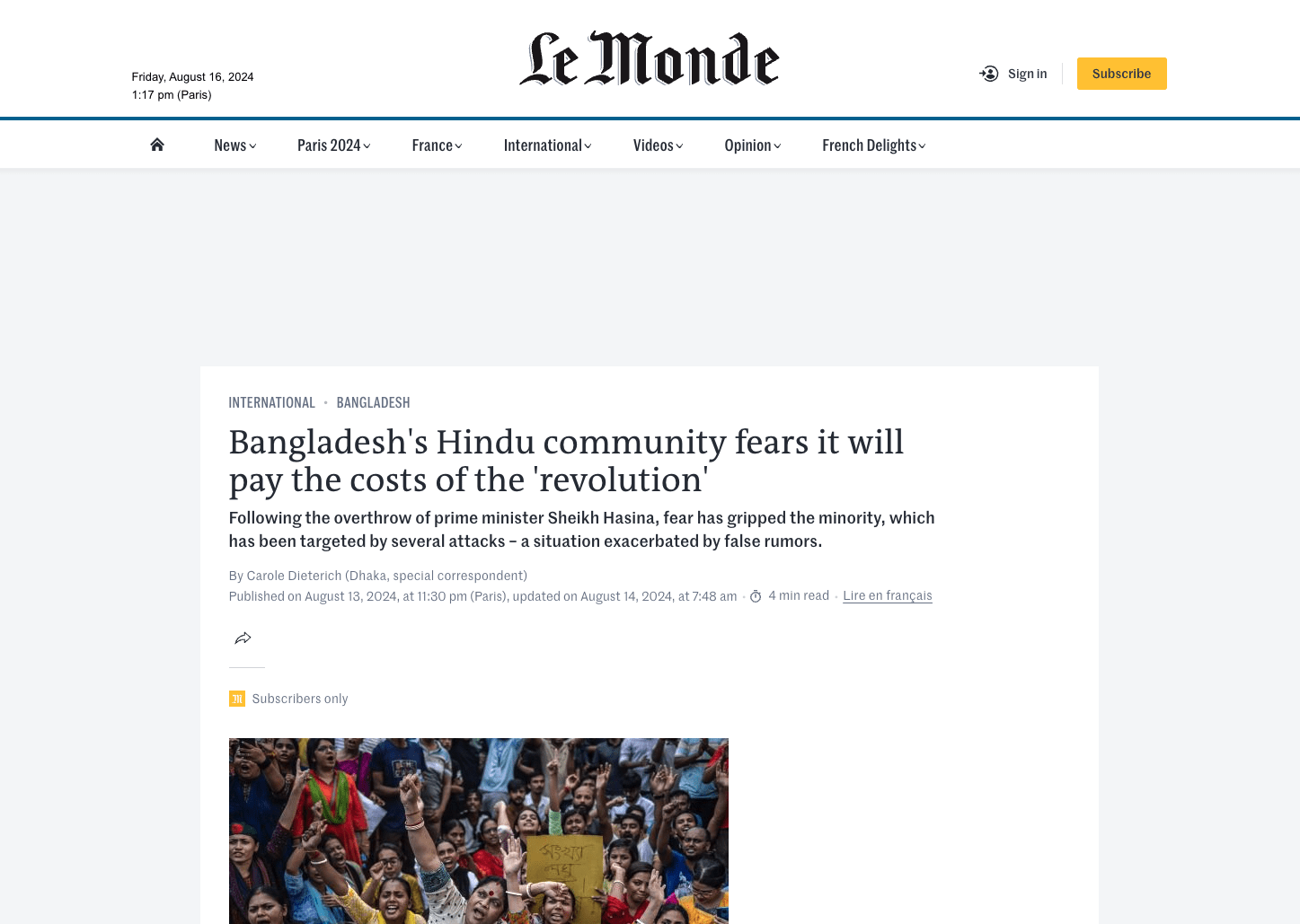 Bangladesh Hindu Genocide 2024 - INSIGHT UK